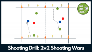 2v2 Shooting Drill | Shooting Wars - QuickStartSoccer.com